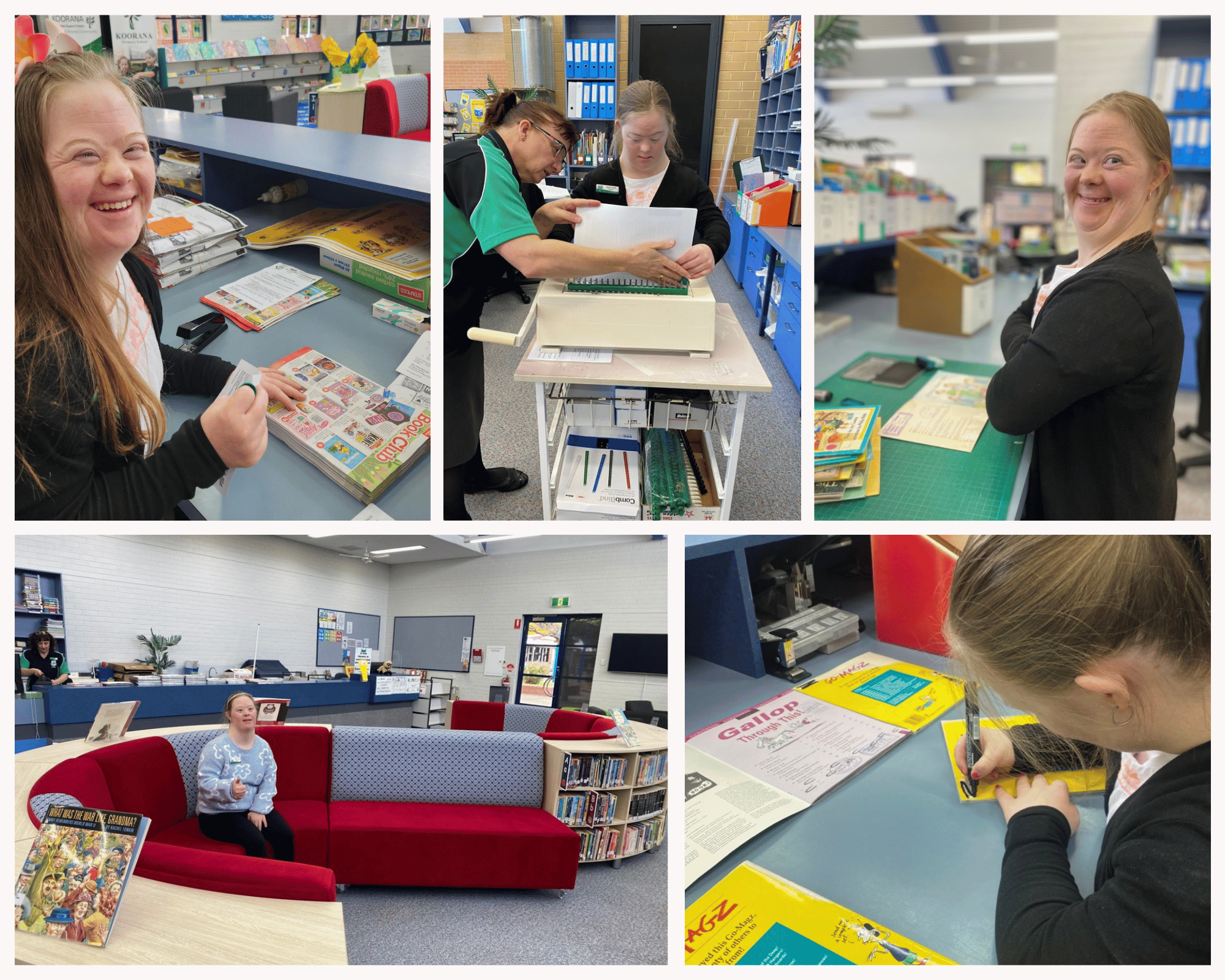 Taelah's Volunteering Journey at a School Library - 4lifeskills